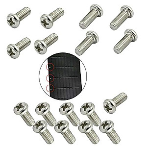 Chuancheng 17Pcs Steel Bolts for Xiaomi M365 Electric Scooter Bottom Board Screws 3x8mm