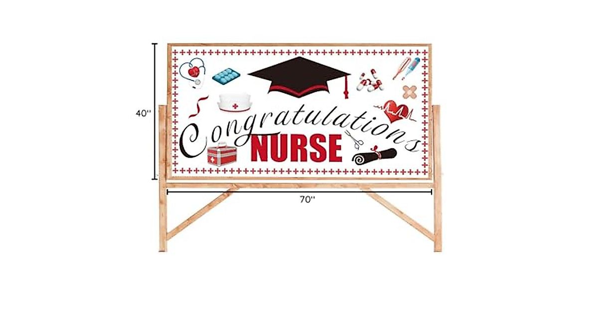 Graduation Nurse Party Banner - Perfect for Nurse Themed Celebrations
