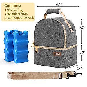 NCVI Breastmilk Cooler Bag and Baby Formula Dispenser