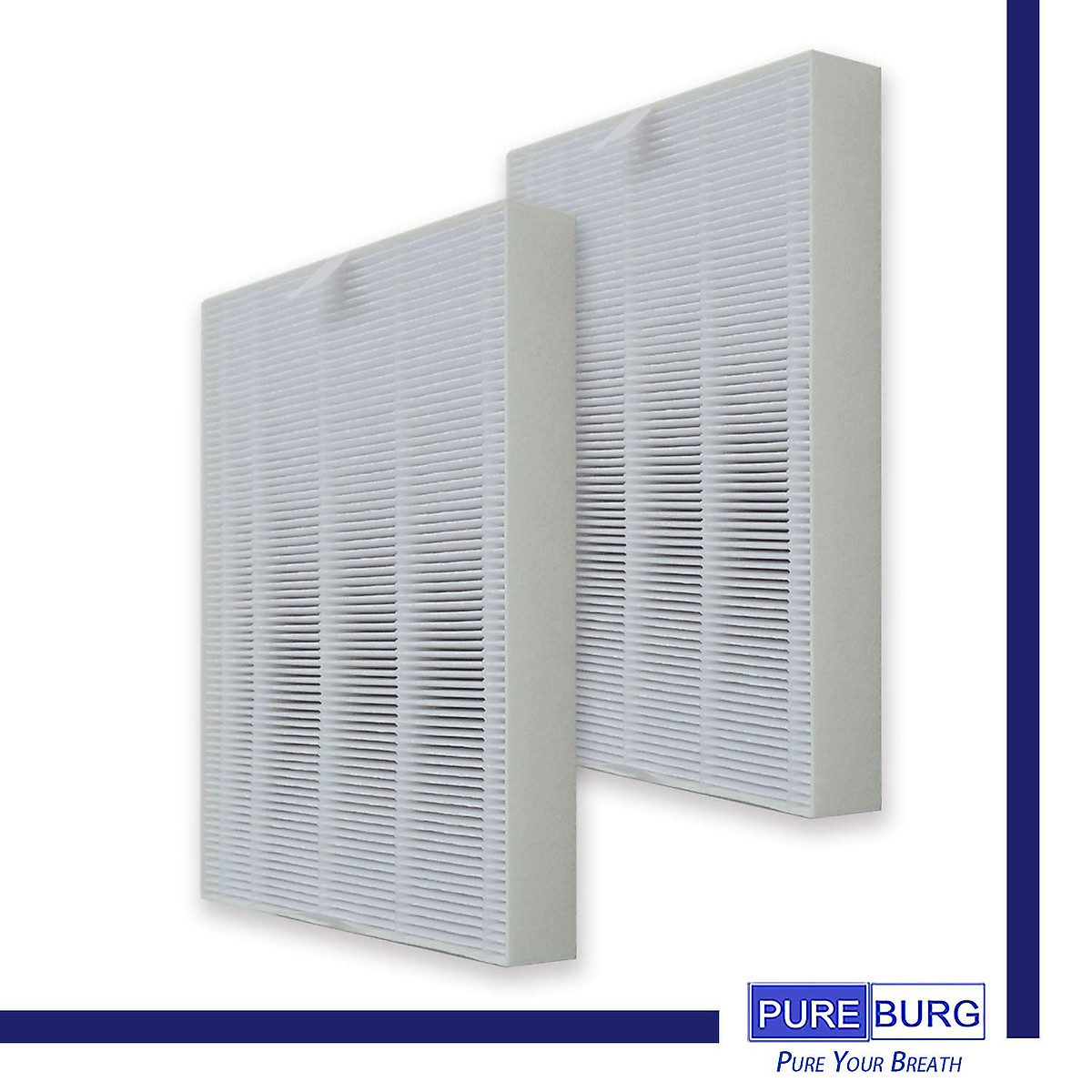 PUREBURG AP-1216L Replacement True HEPA Filter Set Compatible with Coway AP-1216L Tower Mighty Air Purifier,H13 Activated Carbon Pre-Filters