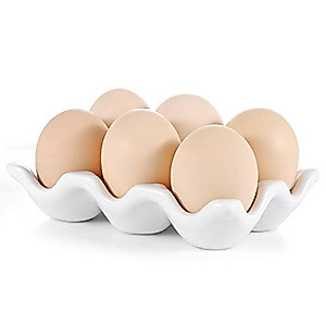URWOOW Cup Egg Tray Holder (White)