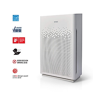Winix XLC Dual 4-Stage True HEPA Air Purifier with WiFi & PlasmaWave Technology, 620 sq ft & 1022-0214-00 Wi-Fi Air Purifier, 360sq ft Room Capacity, Amazon Alexa and Dash Replenishment Enabled
