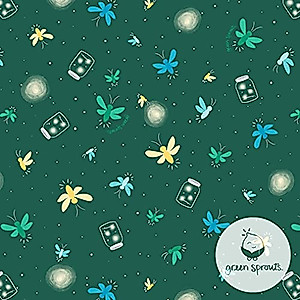 i Play Boys Reusable Absorbent Baby Swim Diapers Dark Green Fireflies 12 Months