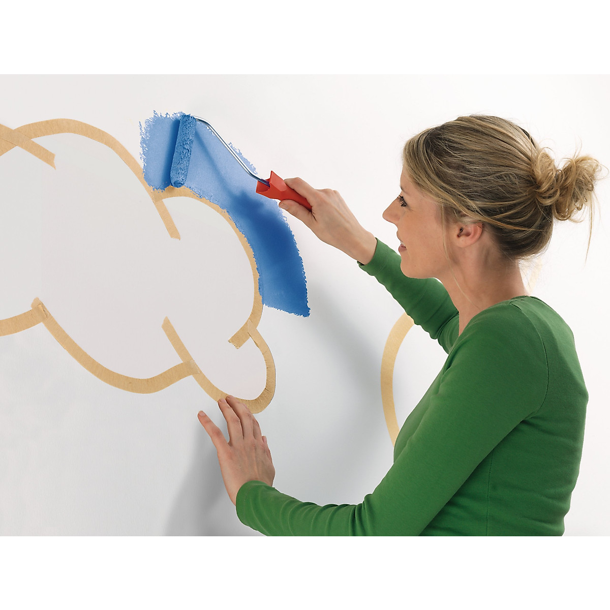 tesa 4319 Masking Tape for Curves, 19mm x 25m