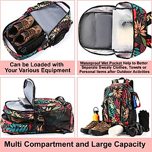 TOMULE Camping Hiking Daypacks, 40L Lightweight Packable Hiking Backpack Travel Backpack for Women Men