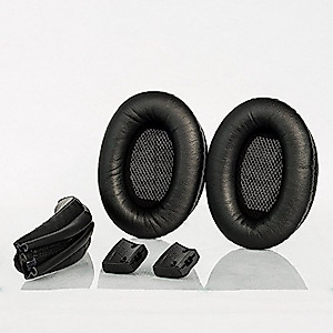 Premium Replacement SoundTrue Around-Ear 2 Ear Pads / AE2 Ear Pads Cushions Compatible with Bose SoundTrue AE2 (2015 Model), Bose Around-Ear 2 (2012 Model) and Bose SoundTrue AE1 Headphones (Black)