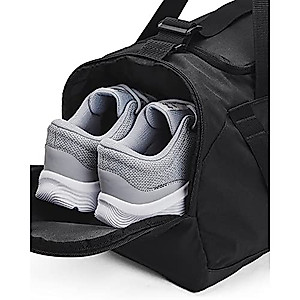 Under Armour Women's Undeniable Signature Duffle , (001) Black / / Metallic Harbor Blue , One Size Fits Most