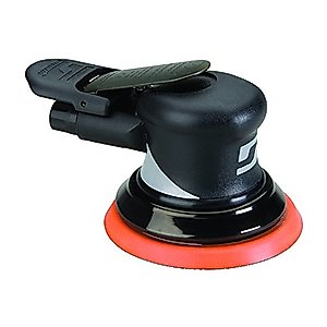 Dynabrade (56850) Dynorbital Supreme 5" (127 mm) Diameter Random Orbital Sander, Non-Vacuum | Proportionate 3/32" (2.5 mm) Diameter Orbit | 12000 RPM Pneumatic Motor