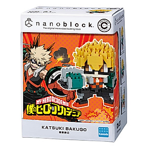 nanoblock - My Hero Academia - Katsuki Bakugo, Charanano Series Building Kit