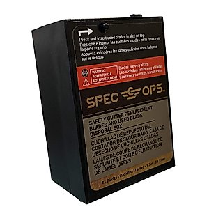 Spec Ops Tools Safety Knife Blade Replacement, 81-Pack