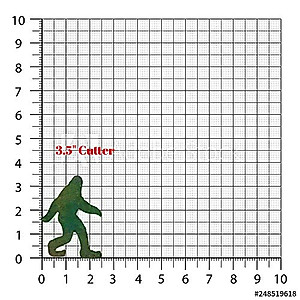 Sweet Prints Inc Bigfoot/Sasquatch Cookie Cutter - Dishwasher Safe