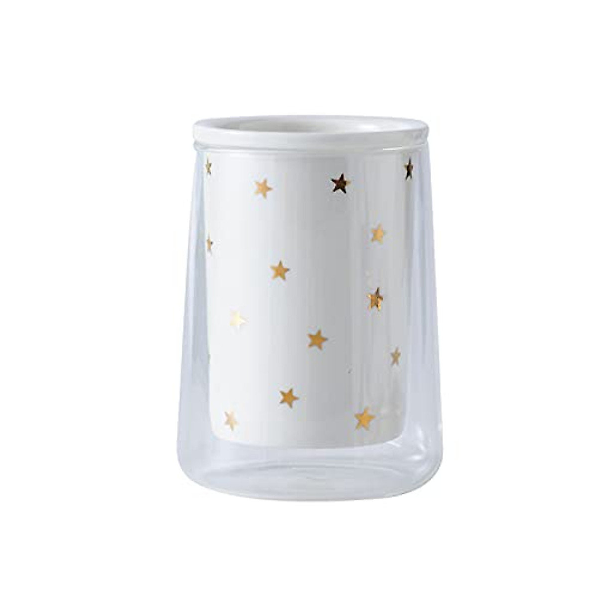 OUSIKA Utensil Caddy Chopsticks CageHousehold Ceramic Cutlery Storage Box， Kitchen Shelf Glass Drain Rack， Kitchen Accessories Drainage Pen Holder Shelves