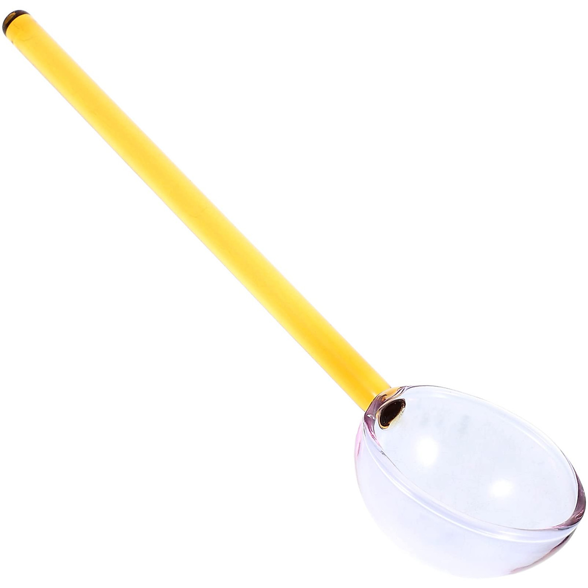 CALLARON Clear Spoons Glass Spoon Espresso Spoons Teaspoon Stirring Spoon Rod Handled Coffee Stirrers Mixing Spoon for Salt Sugar Tea Coffee Cocktail Cold Drink Glass Spoons