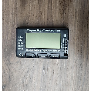 SUPULSE Battery Tester Digital Battery Capacity Checker Controller Tester Voltage Tester for LiPo/Life/Li-ion/NiCd/NiMH Battery Capacity Controller