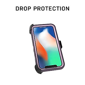 OtterBox iPhone XR Defender Series Case - BLACK, rugged & durable, with port protection, includes holster clip kickstand