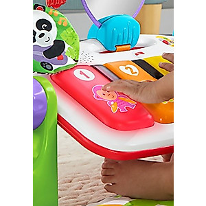 Fisher-Price Baby Gym & Activity Mat, Deluxe Kick & Play Piano Gym with Musical Toys, Lights & Smart Stages Learning