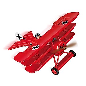 COBI Historical Collection: The Great War Fokker DR.1 Red Baron Plane,7+ years,178 pcs