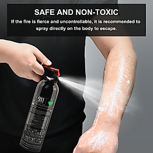 Fire Extinguisher for Home - 2pack Car Fire Extinguisher Mount, Small A B C K Fire Extinguisher, Water-Based Fire Extinguishers for Car/House/Kitchen/Truck/Marine/Boat/Vehicle/utv/rv