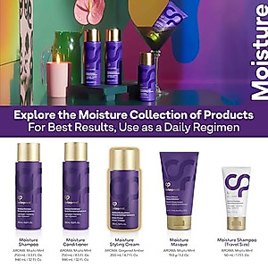 Colorproof Moisture Styling Crème 6.7FL. Oz. Leave-In Moisturizing Heat and Color Protection Cream for Smooth & Soft Finish, Gingered Amber Scent