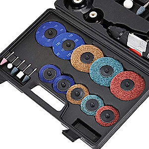 Amazon Basics Pneumatic Air Angle Die Grinder Kit - 28-Piece