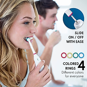 Replacement Toothbrush Heads for Oral B Braun - Ortho and Power Tip Brush Heads Compatible with Oralb Electric Toothbrush - Good for Braces, Crowns, Bridges 20 Pk. Fit The Oral-B Pro 1000, Kids Plus