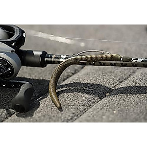 Berkley PowerBait® MaxScent The General Fishing Bait, Green Pumpkin Candy Red, 5in | 13cm, Soft Stick Bait with Irresistible Scent & Flavor, Classic Stick Bait Action, Deadly Bass Fishing Bait