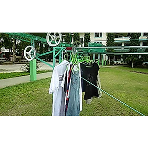 2 PK- 5'' Clothesline Pulley Wheel High Grade Impact Features Aluminum Axle Rustproof Weather Resistant - Nylon Rope Pulley for Outdoor Drying Clothing & More, White