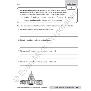 Language Fundamentals, Grade 4