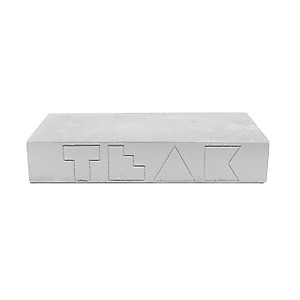Teak Tuning Monument Series Concrete Fingerboard Obstacle, Big Slab Manual Pad - 5.5" Wide, 3" Long, 1" Tall - Ultra Premium, Super Durable Polymer Modified Concrete - Sterling Gray Colorway