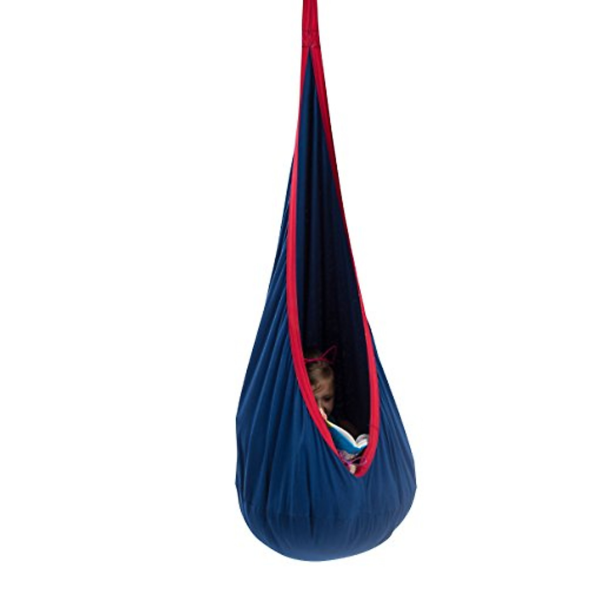Child Pod Swing - Indoor Sensory Hammock - Including All Hardware Accessories - Includes Removable Cushion