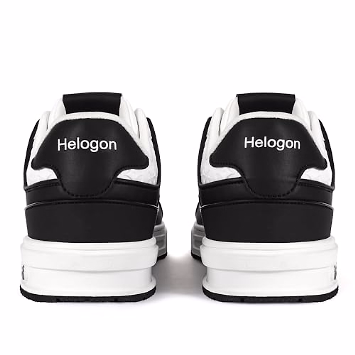 Mens Fashion Sneakers Casual Shoes Low Top Comfort Walking Shoes for Male Black/White Size 7