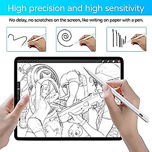 Stylus Pen for Apple iPad Pro/Air(2018-2022), 5 Minuts Get This Stylus Pencil for iPad Full Charged, A Substitute for Your Apple Pencil, with Tilt Bold Function, Palm Rejection & Magnetic Attach