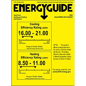 YMGI Mini Split Air Conditioner Heat Pump Dual Zone 36000 Btu Mini Split - 21 SEER 220V 2 x 18k Btu Recessed Fan Coil Indoor units