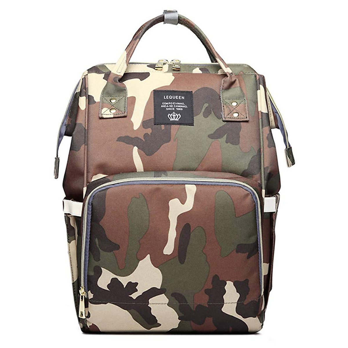 Armbq Camo Diaper Bag Backpack Multi-Function Diaper Bag for Baby Care Essentials Waterproof Travel Baby Bag for Mom Dad