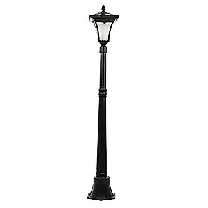 Sun-Ray 312069 Vittoria Solar Lamp Post, 52" Black