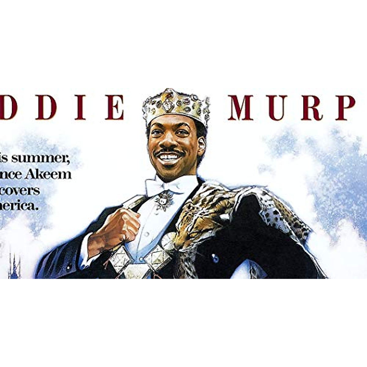 Coming To America (Eddie Murphy) Movie Poster Size 24 x 36 Inches - An Authentic Poster Office Print with Holographic Sequential Numbering