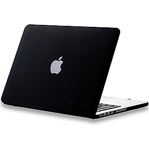 Kuzy Older Version Case Compatible with MacBook Pro 13 inch Case 2015-2012 Release Models A1425 A1502 MacBook Pro Case Retina Display Hard Shell Cover for 13.3 inch Mac Book Pro Case, Black