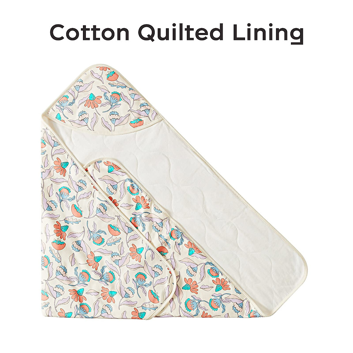 bc babycare Swaddle Blanket,Soft and Comfortable Cotton Fabric Hooded Swaddle Blanket, Adjustable Soothe Belt Blankets