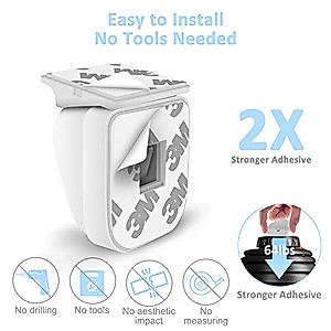 Child Magnetic Cabinet Locks (10 Locks and 2 Keys) -Baby Proofing Cabinet Latch Locks with Lighting Function, Fit Most Cabinets and Drawers