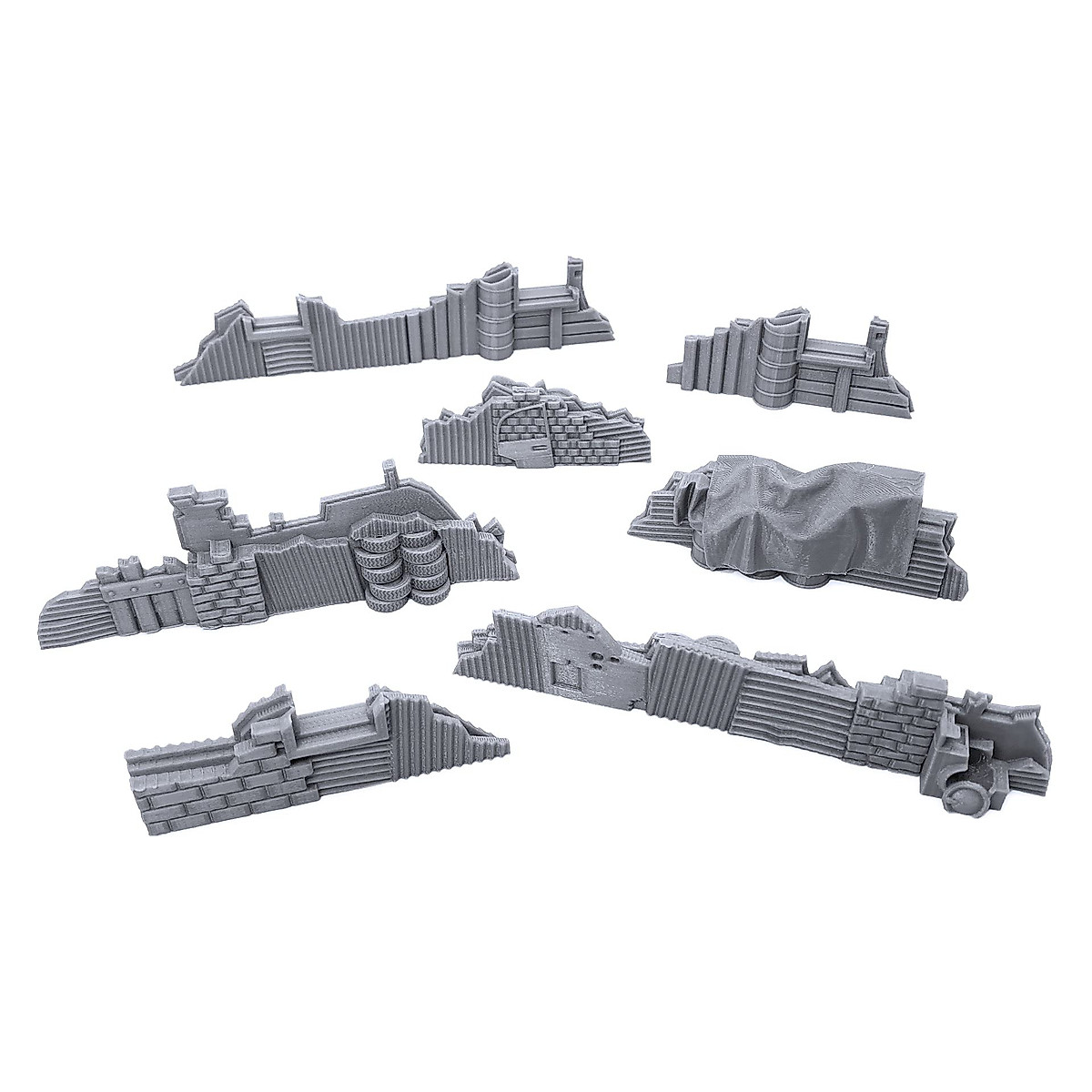 EnderToys Shanty Obstacles by Terrain4Print, 3D Printed Tabletop RPG Scenery and Wargame Terrain for 28mm Miniatures