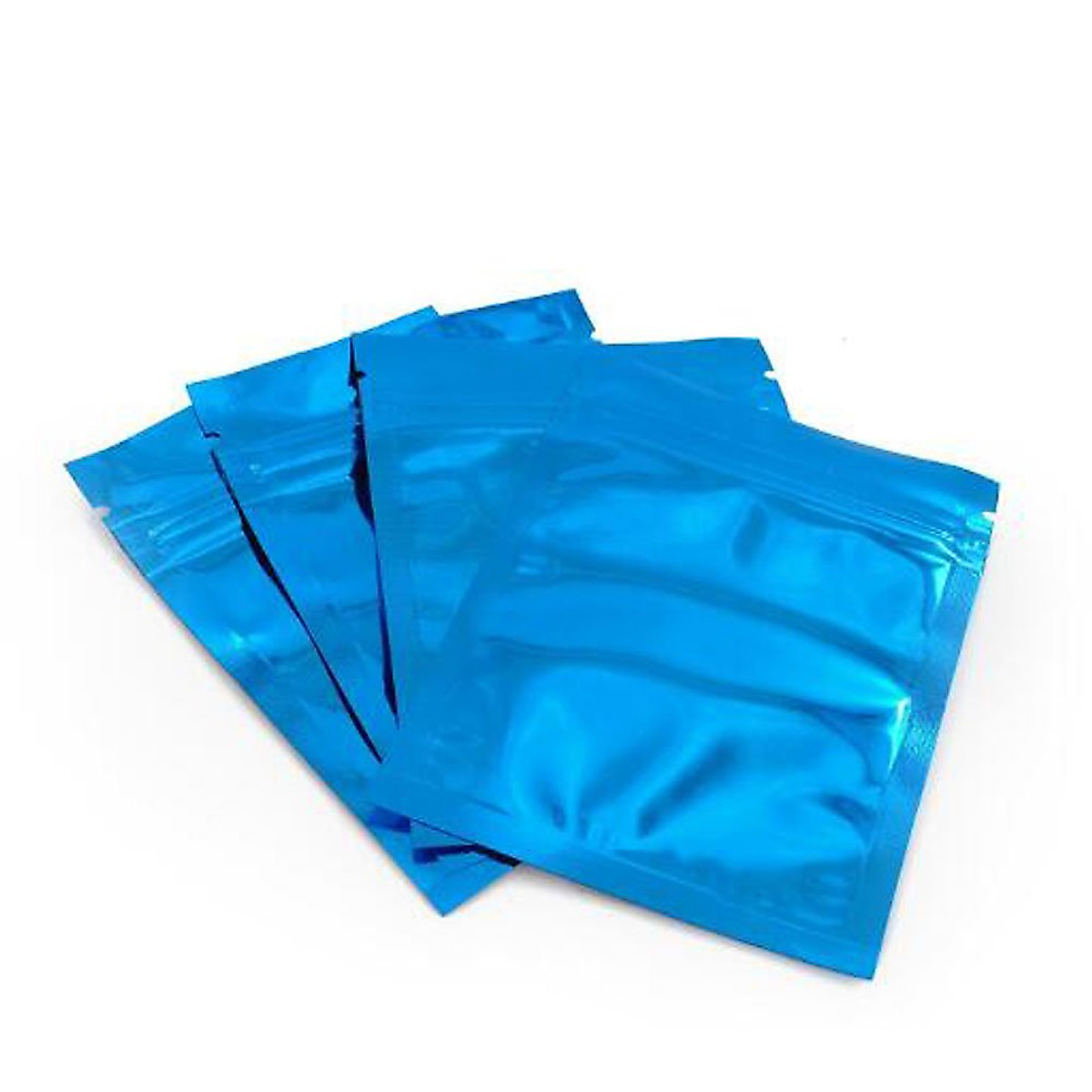 100 Pieces 3x4" Colorful Self Sealing Double-Sided Color Mylar Foil Flat Heat Sealable Bag Food Grade Storage Packing Pouches
