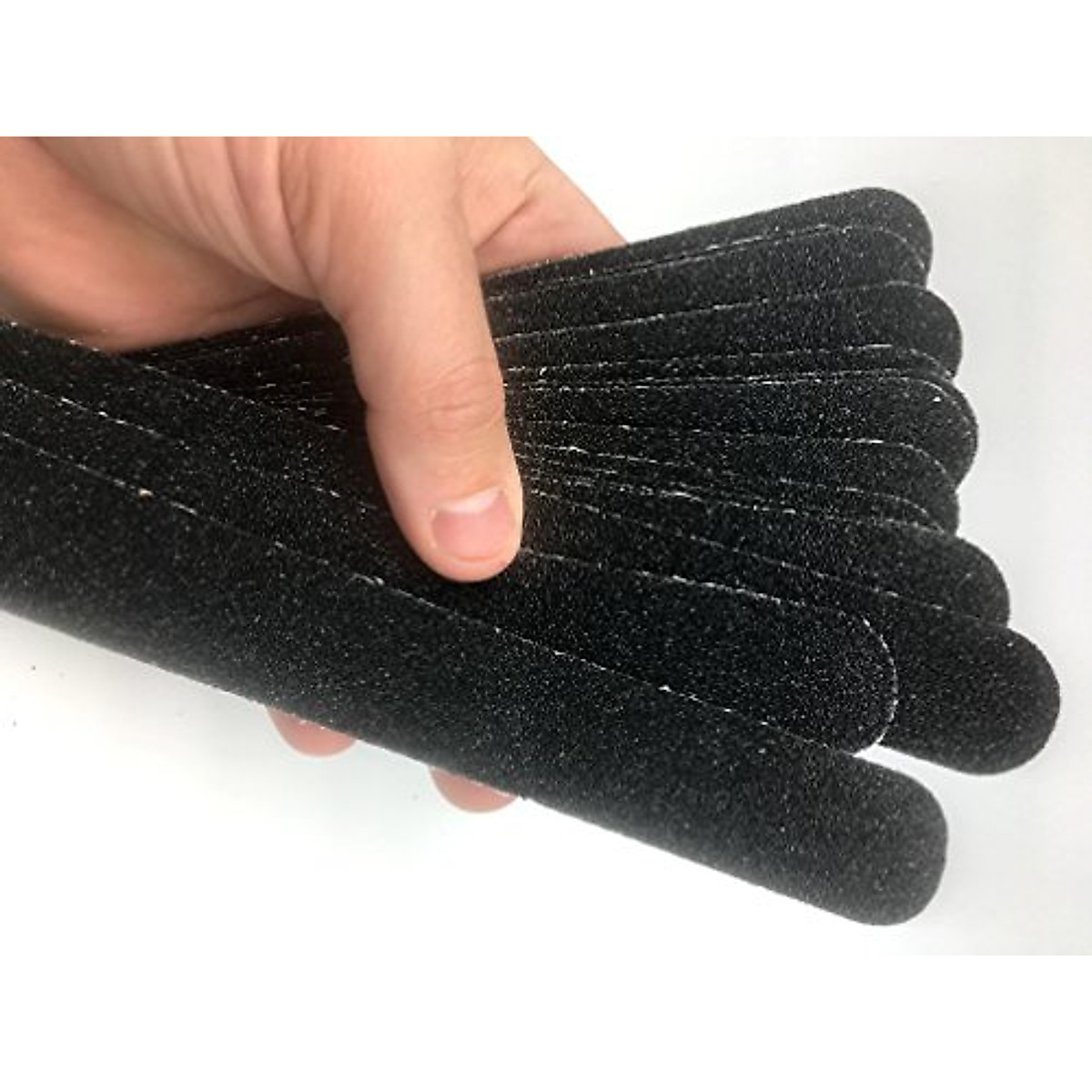 Red Cat Anti Slip Grip Tape For Stairs. Black Non Slip Floor or Stair Treads. 20 Pre-Cut Strips 1" x 15.5" Anti Slip Safety Tape. Waterproof Indoor/Outdoor Commercial Adhesive Stair Treads Avoid Falls