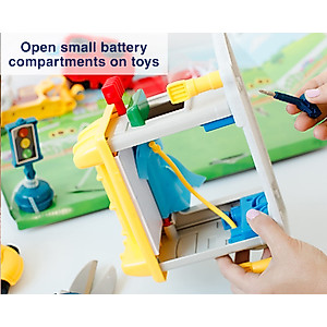 Zibra Open-It! All-In-One Multi Tool with Heavy-Duty Scissors, Box Cutter, Screwdriver, and Package Opener, Blue