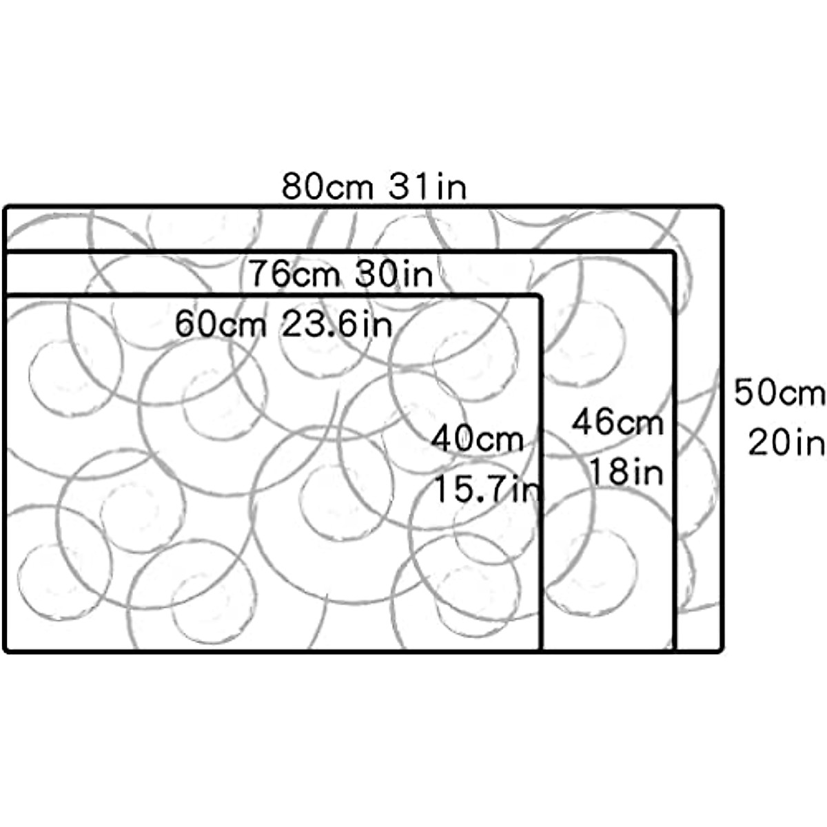 Entrance Way Door Mats Bath Mats Welcome Rugs St. Patrick's Day Shamrock and Rainbow Decor Printed Indoor Mat Rubber Backing Floor Mat for Kitchen/Bedroom/Office 16x24inch