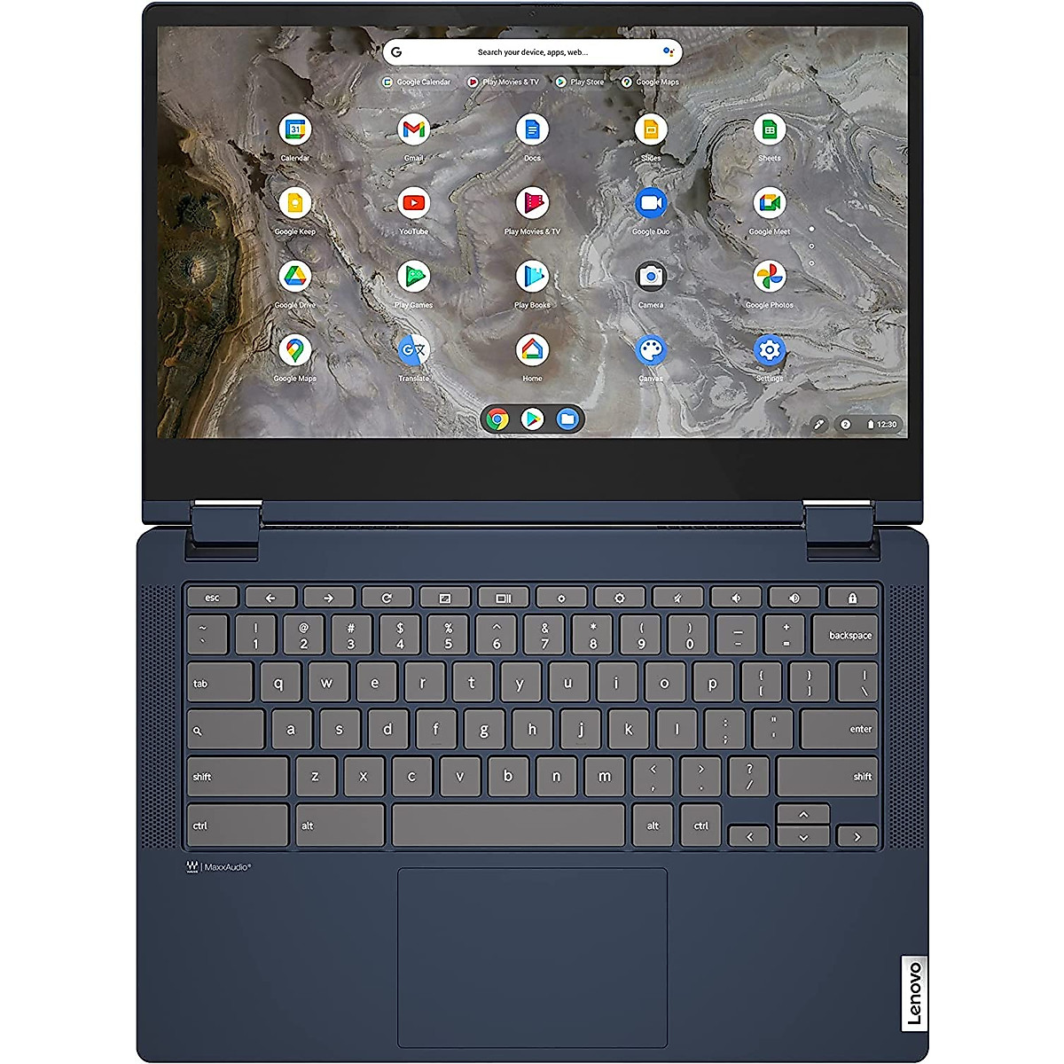 Lenovo 2022 IdeaPad Flex 5i Chromebook Laptop, 13.3 Inch FHD Touch Display, Intel Core i3-1115G4, 8GB RAM, 512GB SSD, Wi-Fi 6, Bluetooth 5.1, Chrome OS, Bundle with JAWFOAL