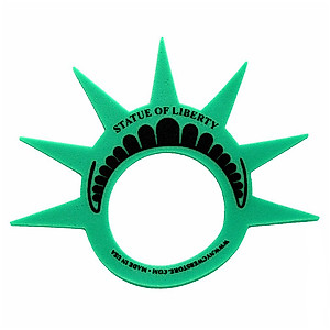 Statue of Liberty Foam Crown Hat Visor Costume (12 PACK) One Size Party Decoration