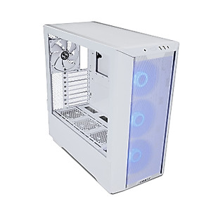 LIAN LI Lancool III RGB White Aluminum/SECC/Tempered Glass Gaming Case with 4 × 140 PWM Fans (ARGB)- LANCOOL 3R-W
