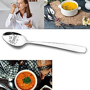 Funny Snowflake Coffee Spoon Engraved Stainless Steel, Coffee Lovers Gifts for Teen Women Men Friends, Winter Coffee Spoon Gifts for Christmas
