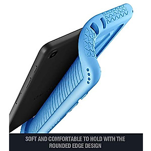 Poetic TurtleSkin Heavy Duty Case Designed for Galaxy Tab A 10.1 2019, Model SM-T510/T515, Rugged Shockproof Drop Protection Kids Friendly Silicone Cover Case, Blue