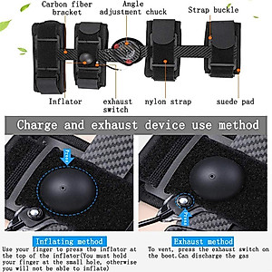 Hinged Knee Brace ROM Knee Brace Knee Orthosis Adjustable Joint Support Fracture Fixed Guard Helps Stabilized Knee for Arthritic ACL Meniscus Tear Sports Injuries Adjustable Knee Immobilizer